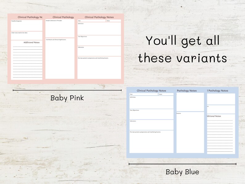 Printable Clinical Pathology Template Med Surg Study Template Student ...
