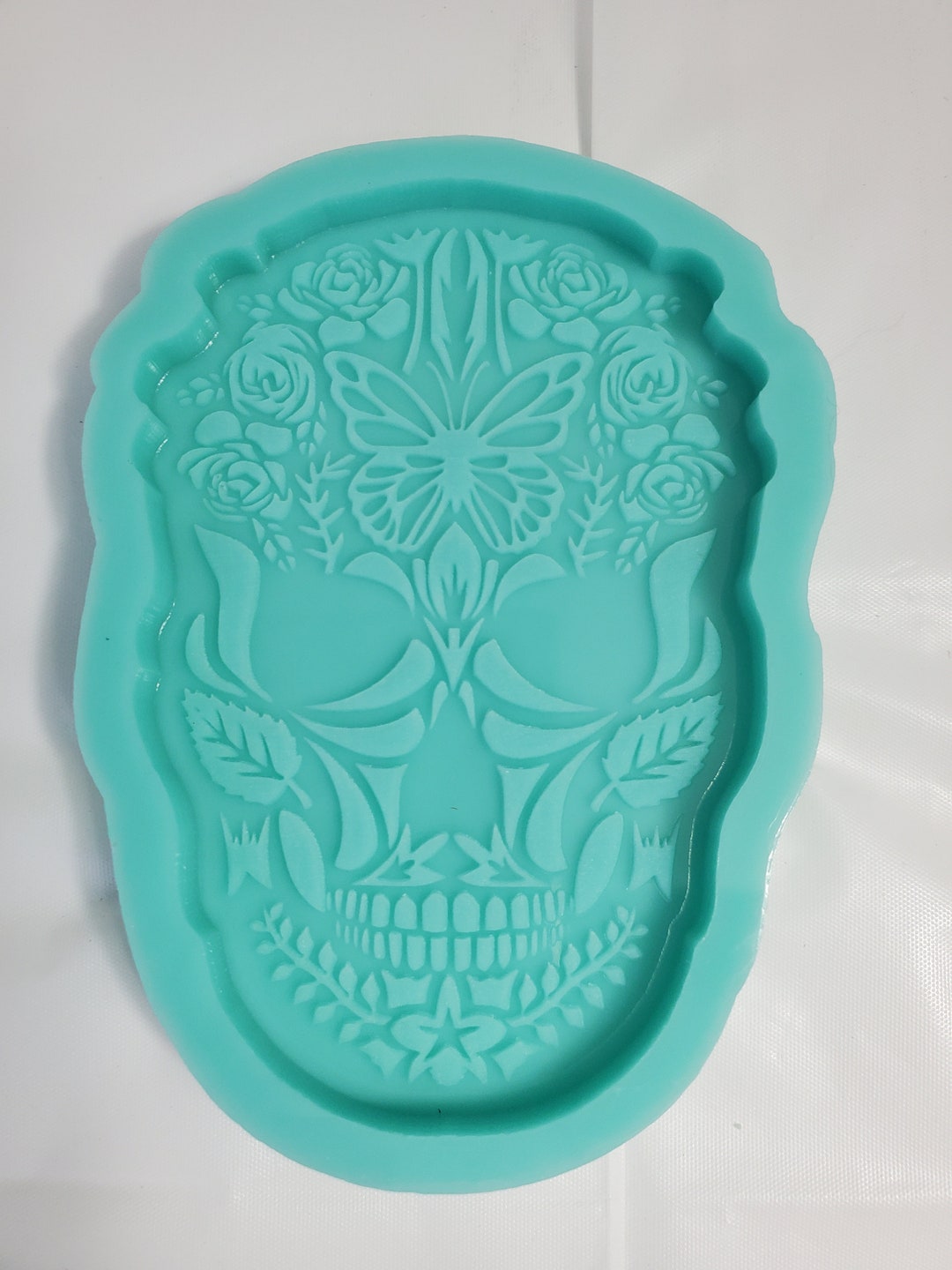 Silicone Mold, Skull Mold, Resin Mold, Silicone Skull Mold, Butterfly ...