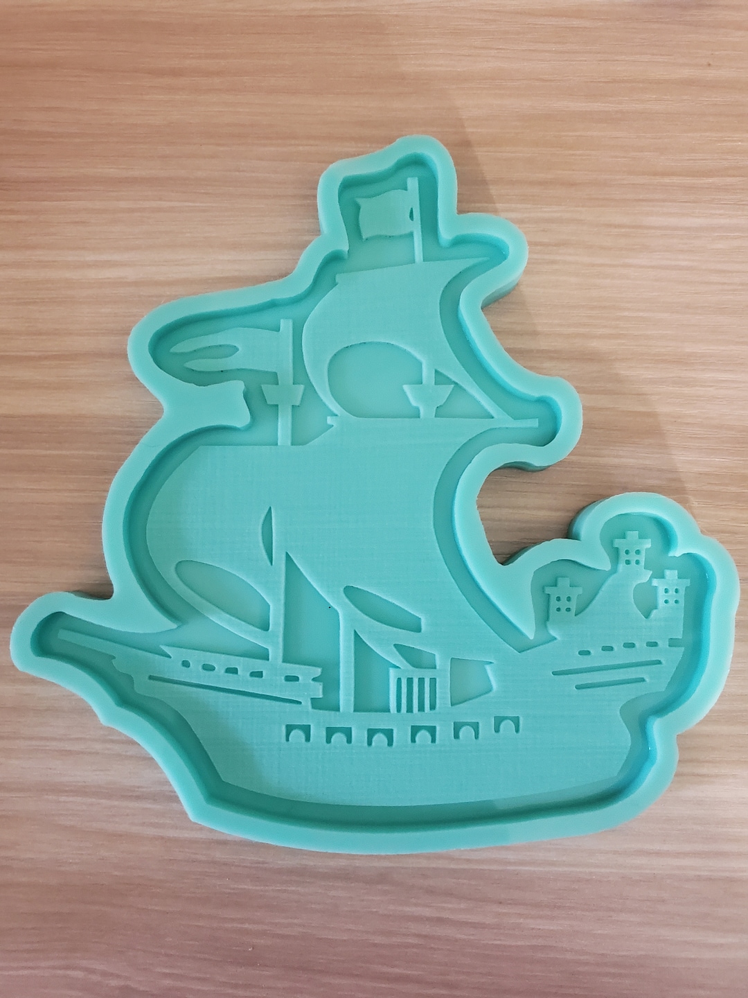 Silicone Mold, Resin Mold, Clay Mold, Candy Mold, Pirate Ship Silicone ...