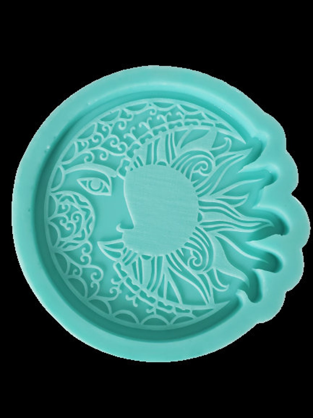 Silicone Mold, Sun Moon Mold, Coaster Mold, Celestial Mold, Resin Mold ...