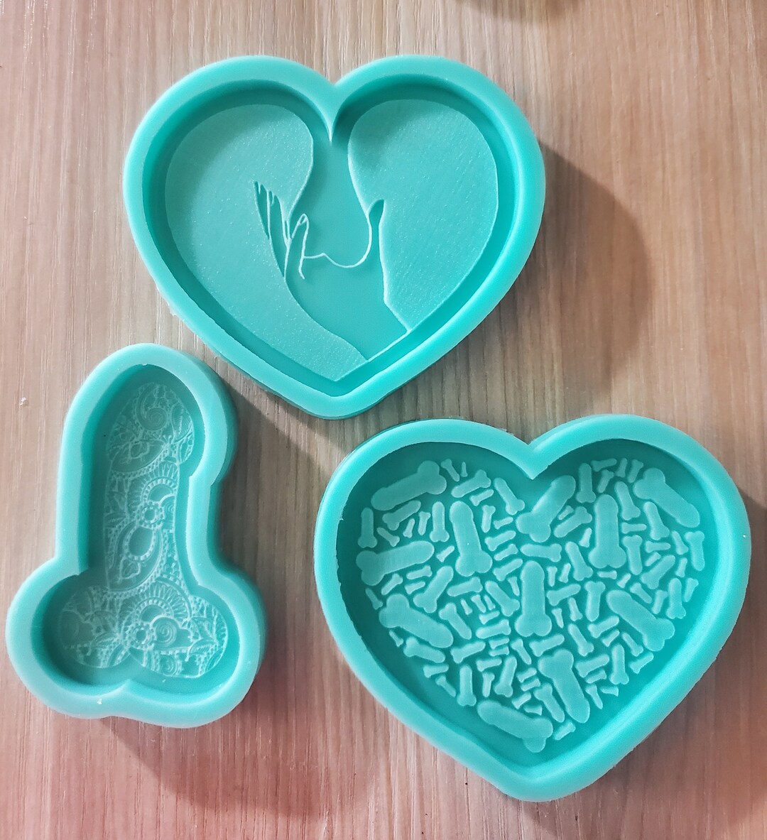 Silicone Molds, Resin Molds, Penis Mold Bundle, Candy Mold, Wax Melt ...