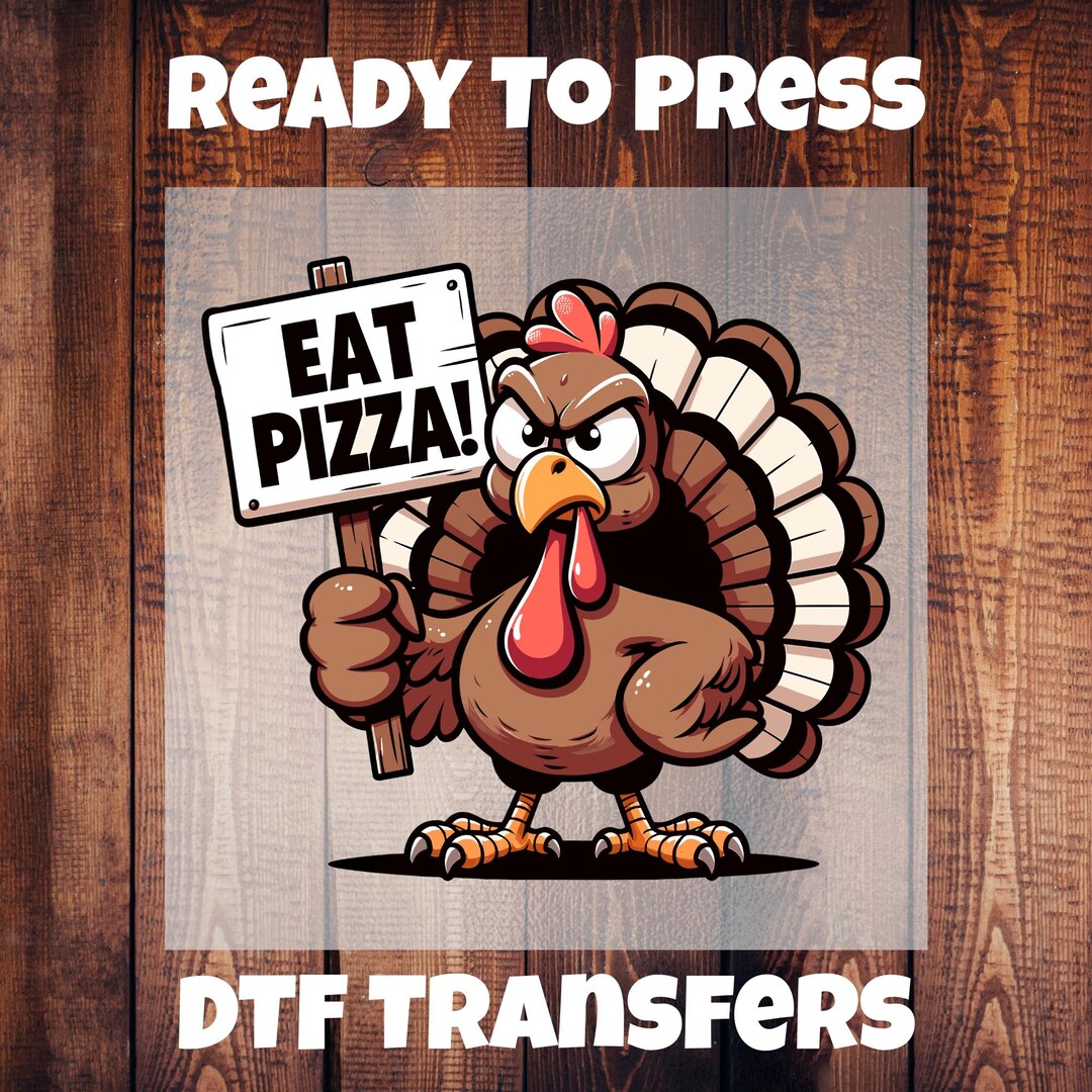 Turkey DTF Transfer/thanksgiving DTF Transfer/hot Peel DTF Transfers - Etsy