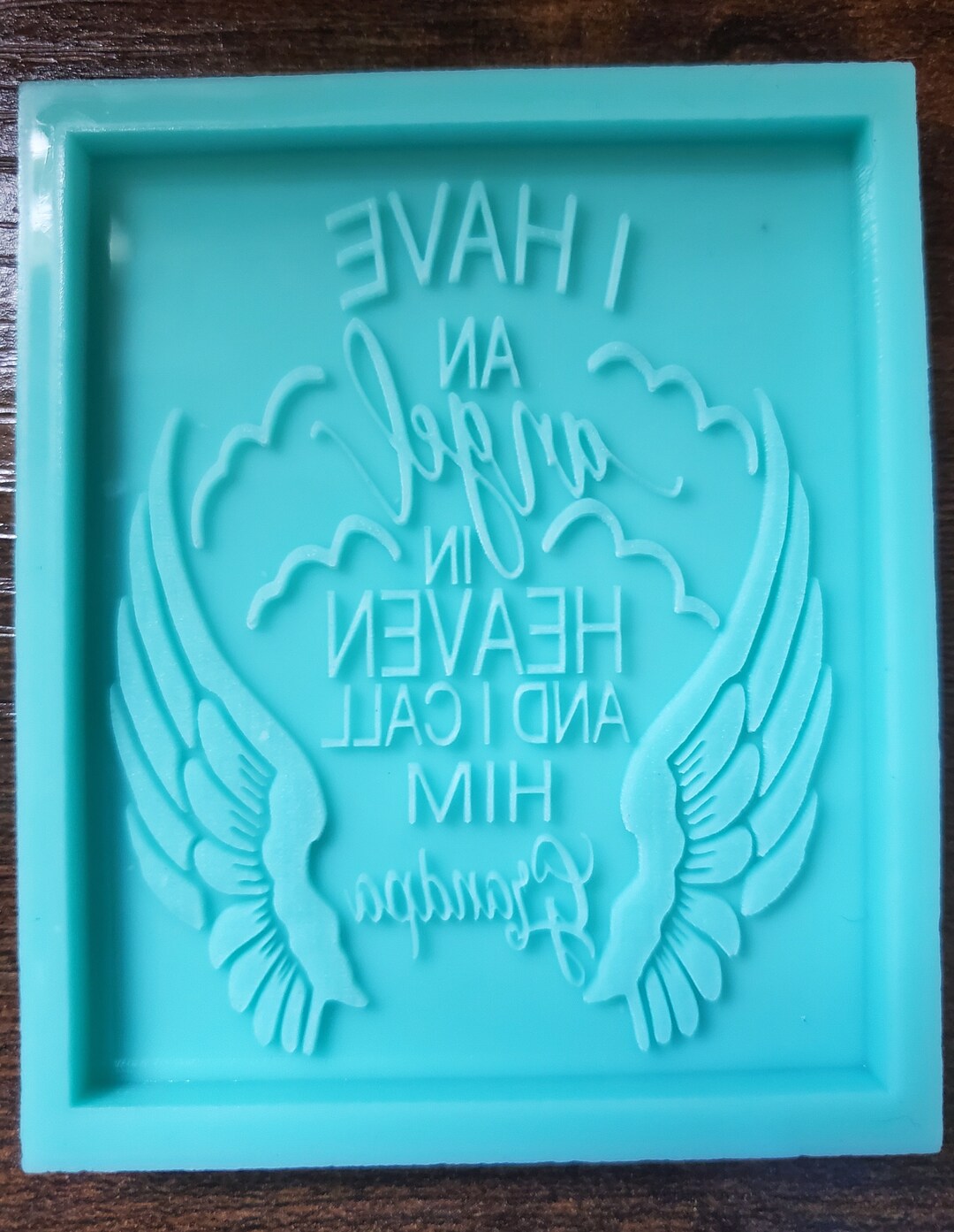 Silicone Mold, Grandpa Memorial Mold, Resin Mold, Memorial Molds ...