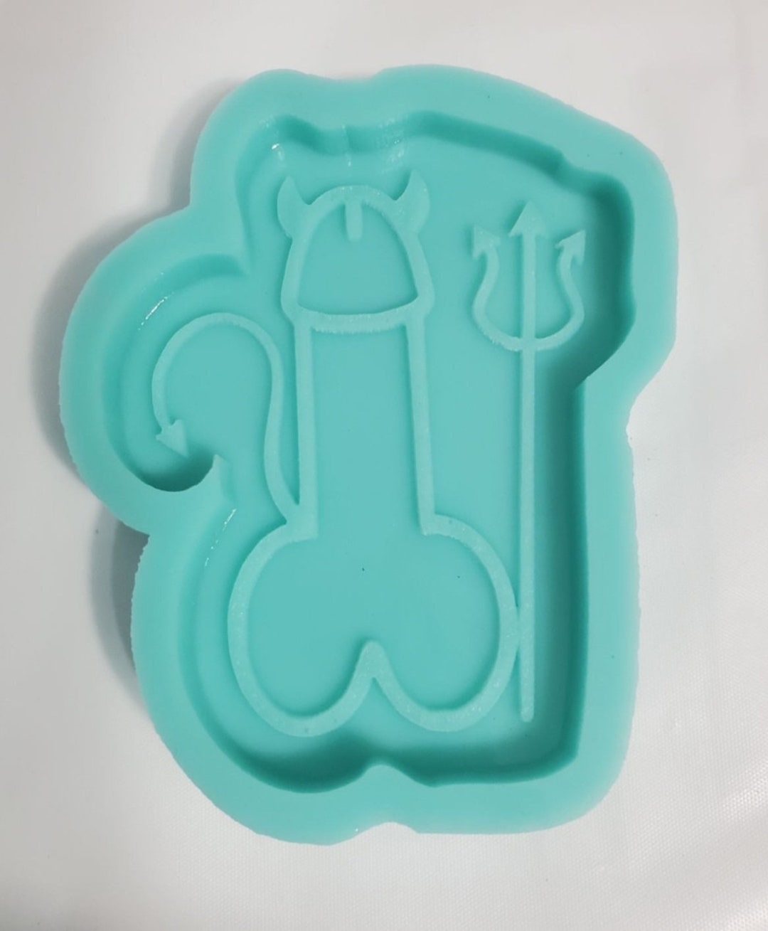 Devil Penis Mold, Naughty Molds, Penis Molds, Devil D Silicone Mold ...