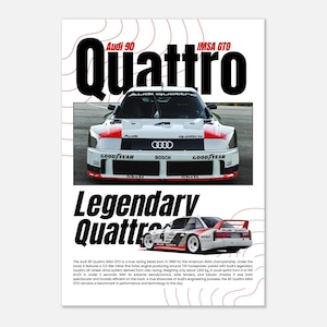 Audi 90 Poster - Etsy
