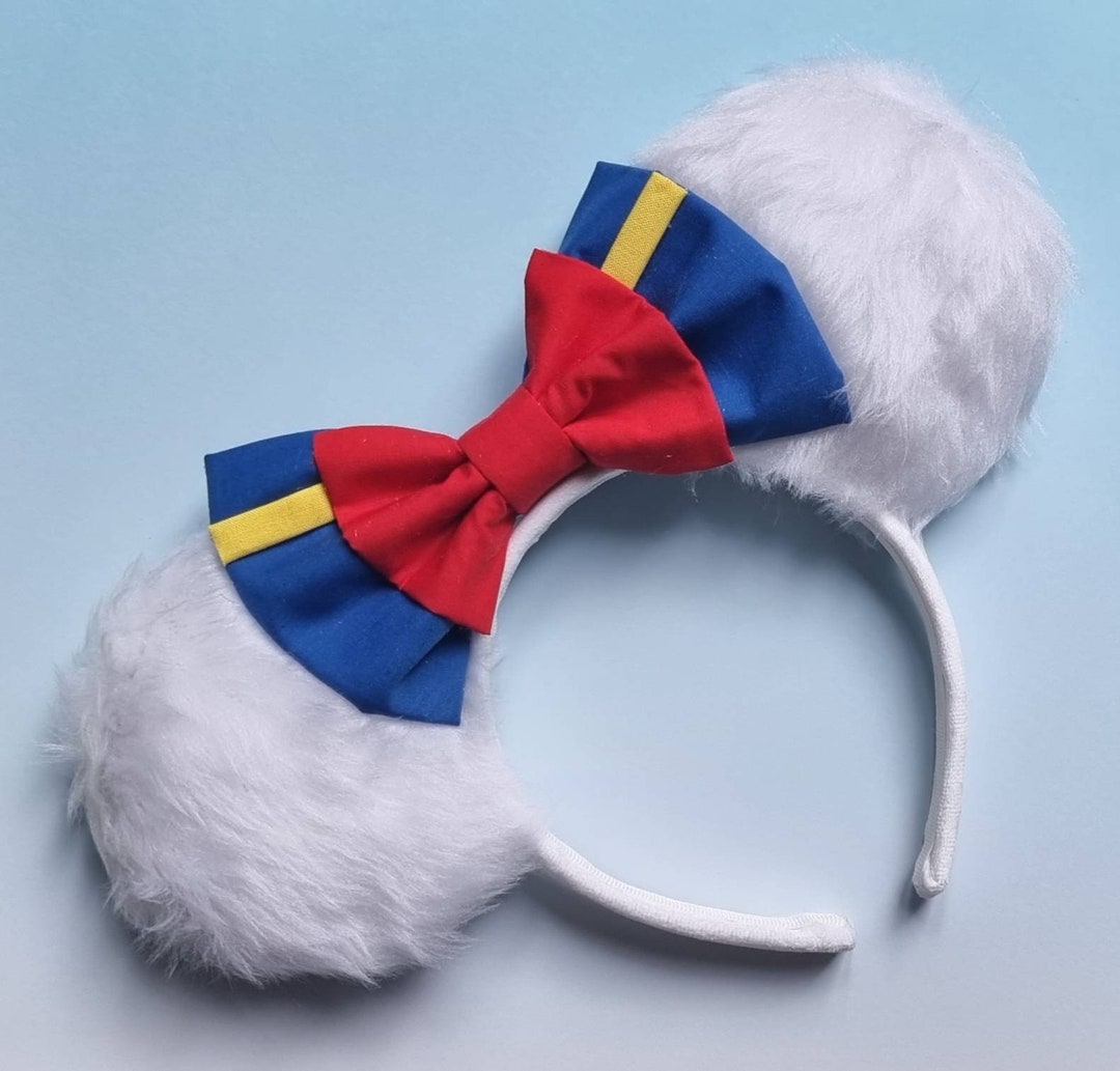 Donald Duck Fluffy - Mouse Ears Headband - Etsy