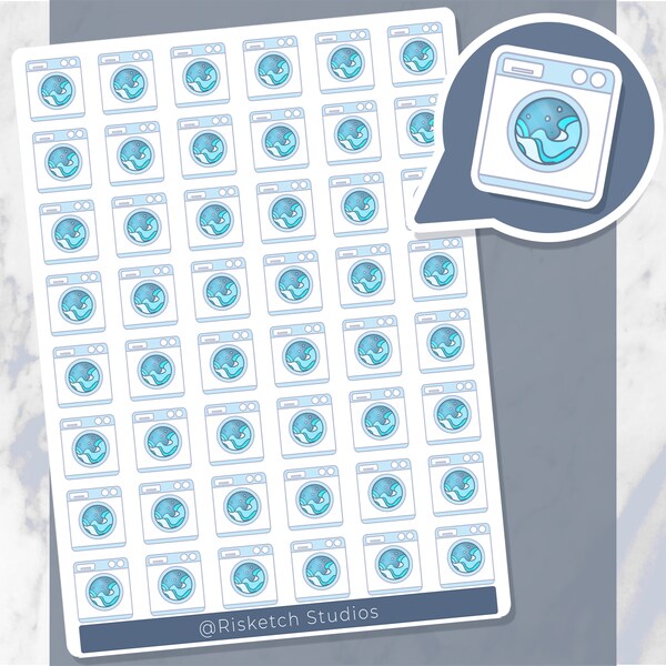 Laundry Stickers - Etsy