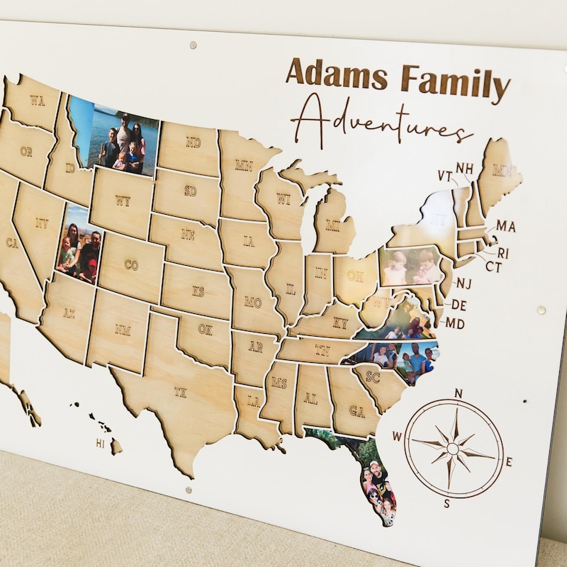 World Map Picture Board - Etsy