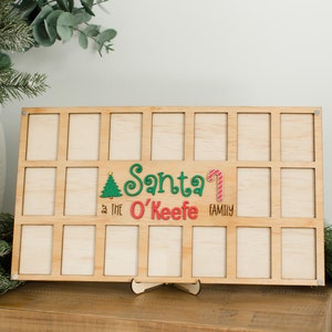 Santa Frame Christmas Photo Frame for Santa Pictures Annual Santa Photo ...
