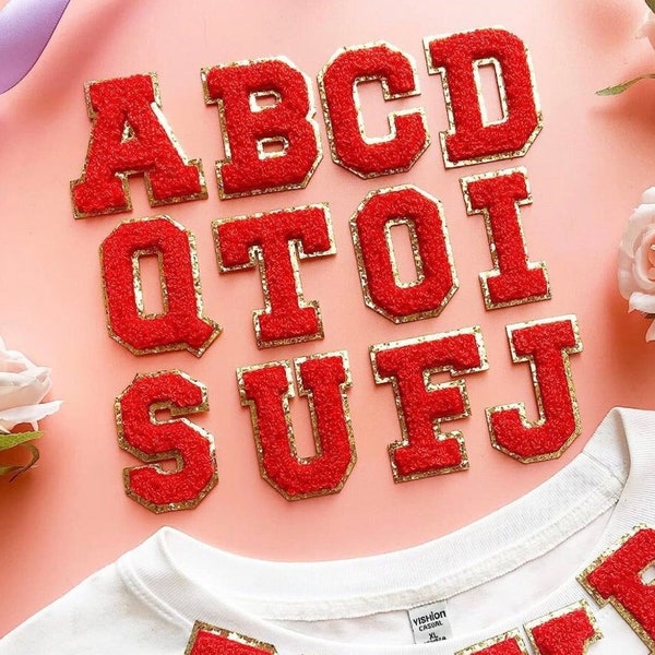 Chenille Letters - Etsy