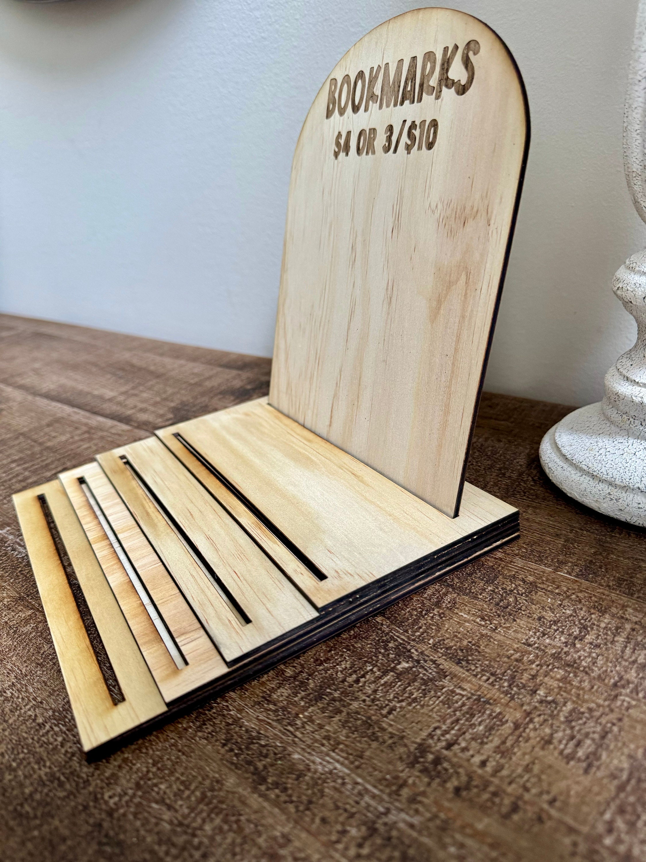 Bookmark Display Stand Digital File Bookmark Display Laser SVG Bookmark ...