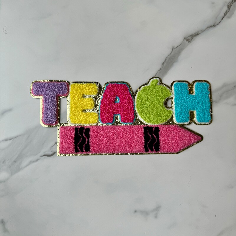 Teacher Iron On - Etsy