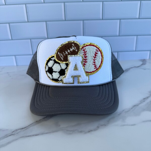 Hat With Initials - Etsy