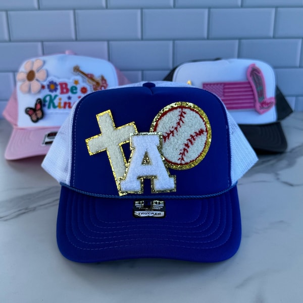 Customized Trucker Hat With Patches - Etsy