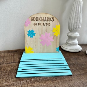 Bookmark Display Stand Digital File Bookmark Display Laser SVG Bookmark ...