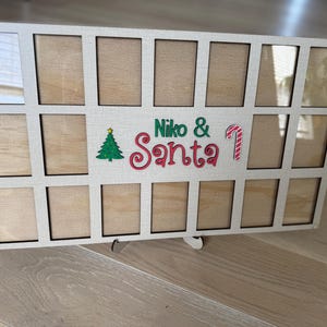 Santa Frame Christmas Photo Frame for Santa Pictures Annual Santa Photo ...