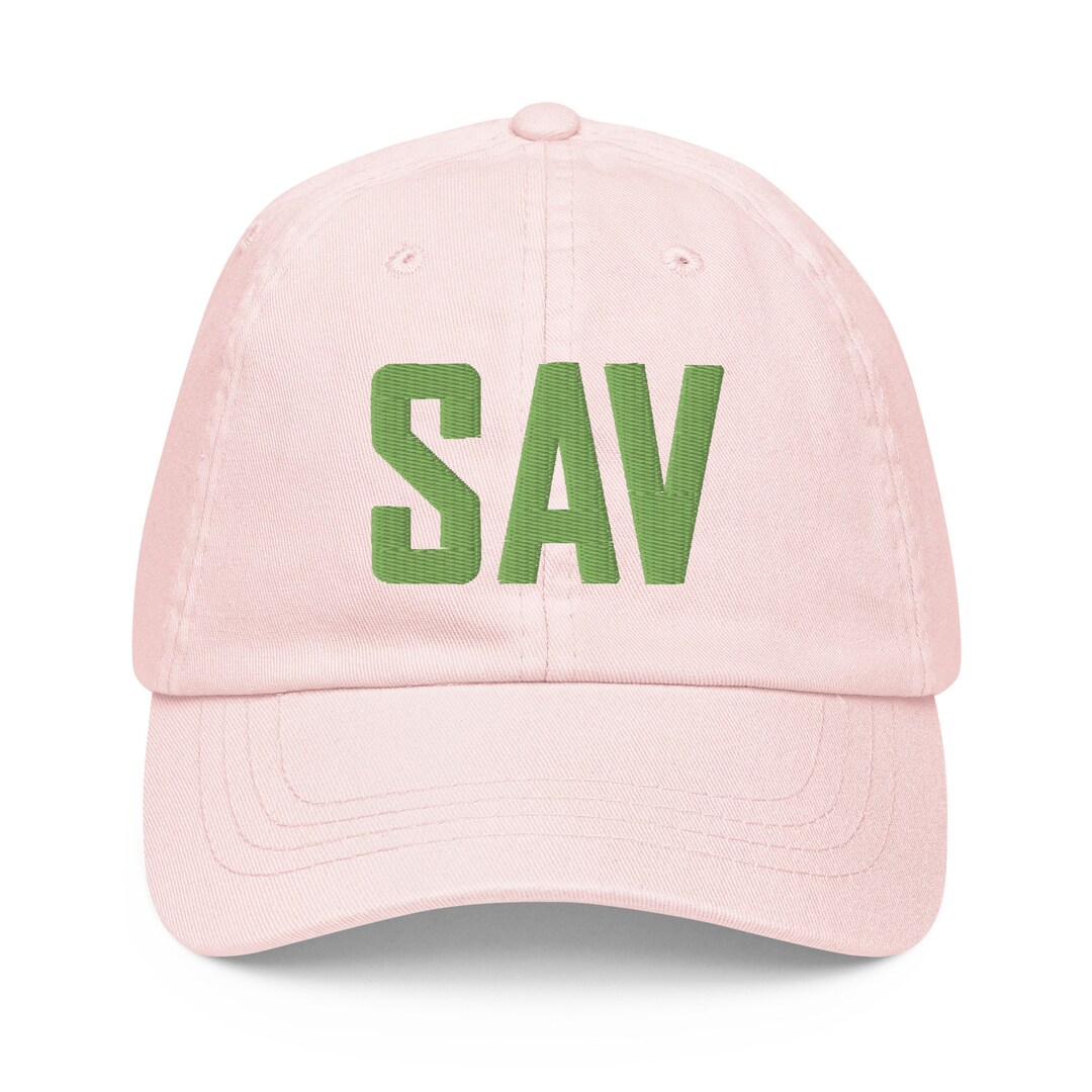 SAV Airport Code Hat Easter Pastel Savannah Georgia Hilton Head Island ...