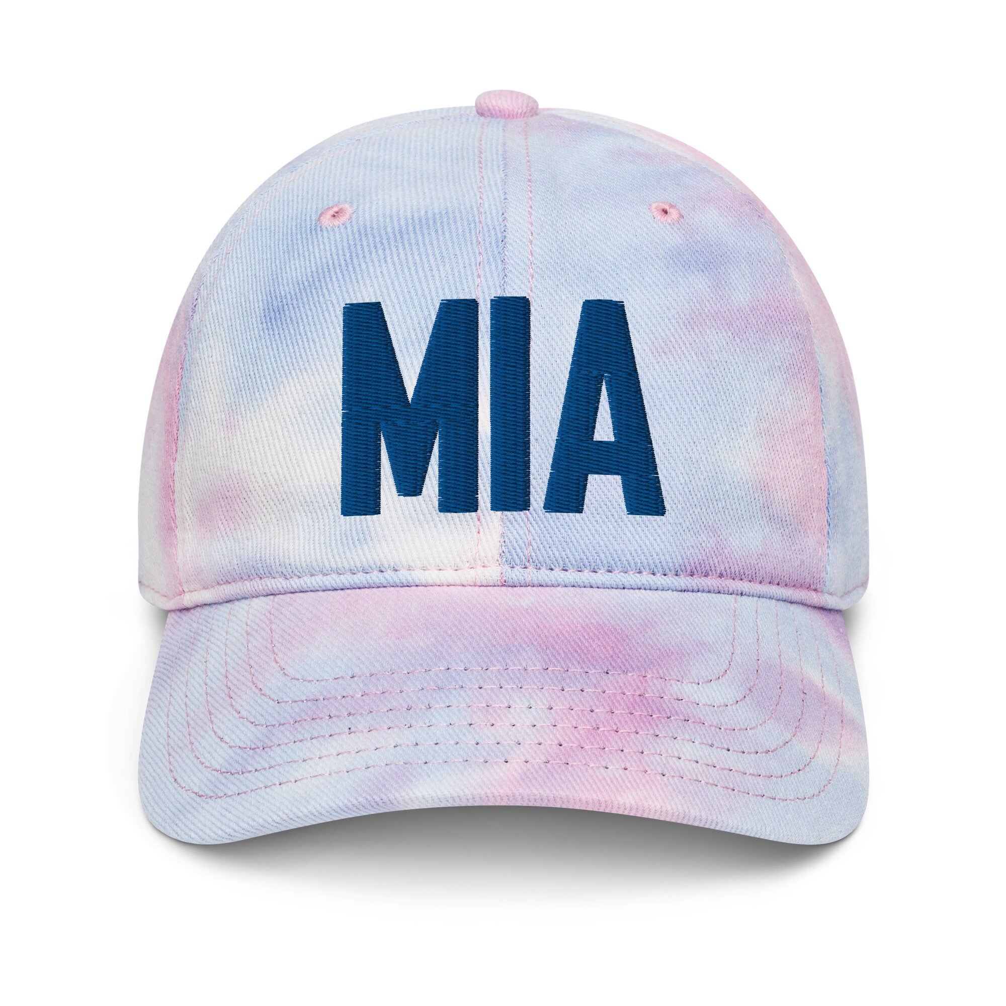 MIA Airport Code Hat Pastel Tie Dye Embroidered Hat Dad Hat University ...