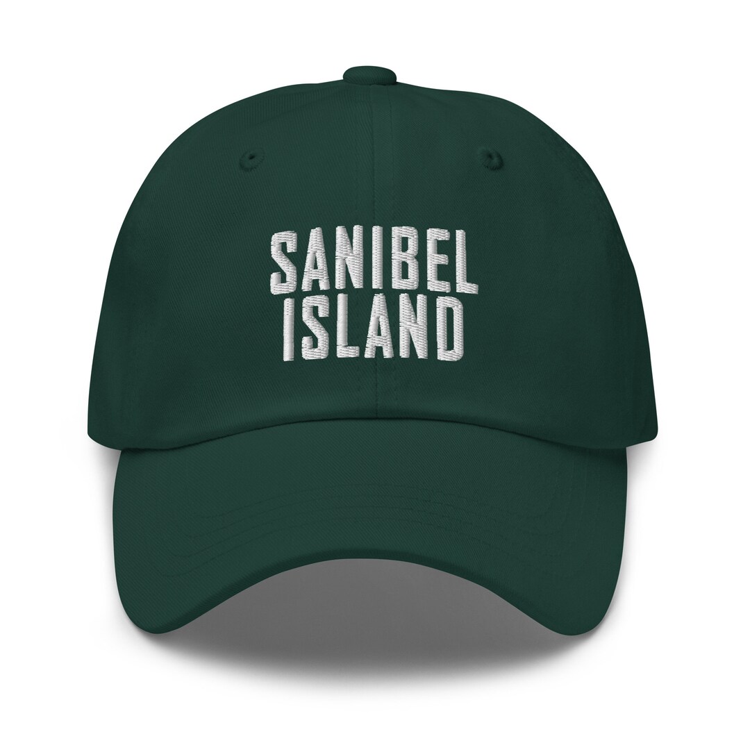 Sanibel Island Florida Embroidered Dad Hat Vacation Coastal Christmas ...