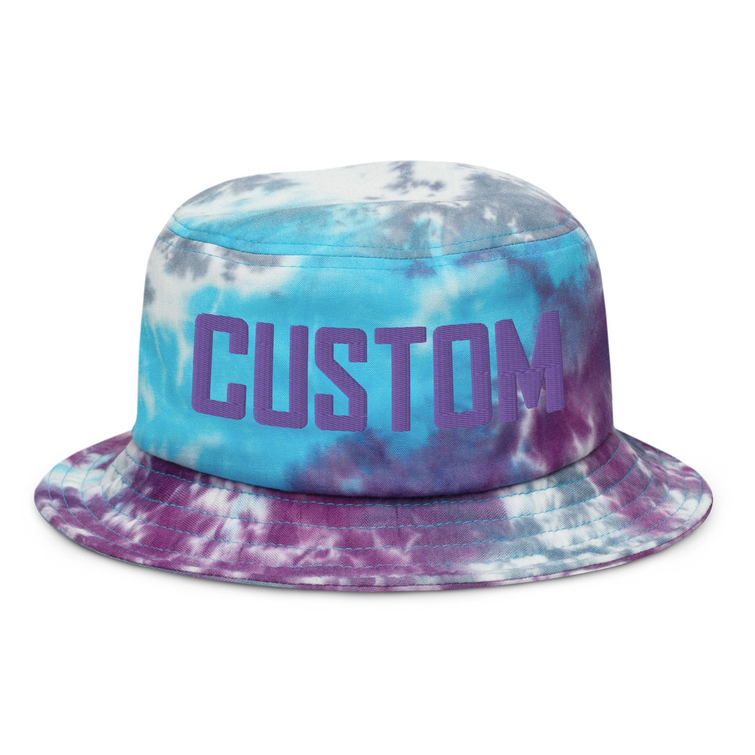 Custom Bucket Hat Custom Embroidered Bucket Hat Tie Dye Beach Hat ...