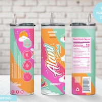 Alani Nu Energy Drink Tumbler Wrap 20oz - Etsy