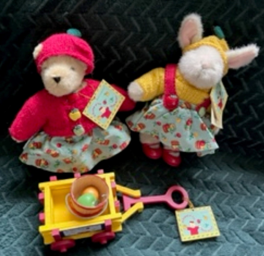 Muffy and Hoppy Are Having bushels of Fun Apple - Etsy