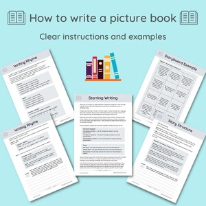 How to Write a Picture Book - Printable Workbook and Templates - Etsy