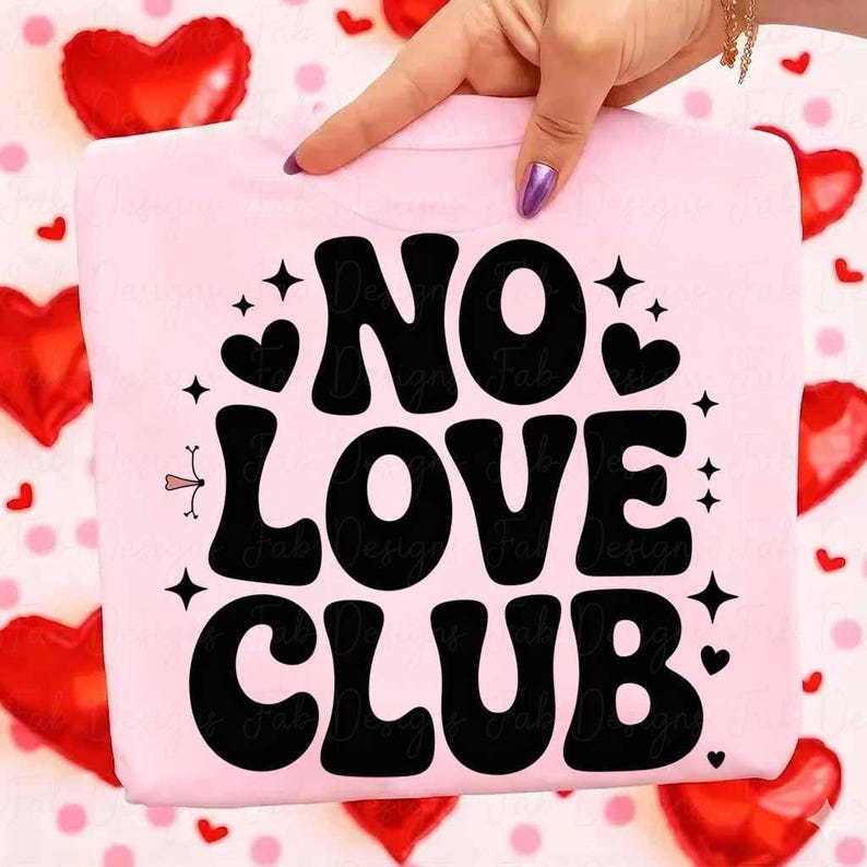 10 Anti Valentine Club Svg Png,retro Valentines Day Shirt Svg Files ...