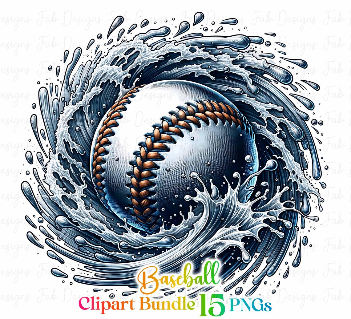 15 Baseball Watercolor Clipart Bundle (digital Download) - Etsy