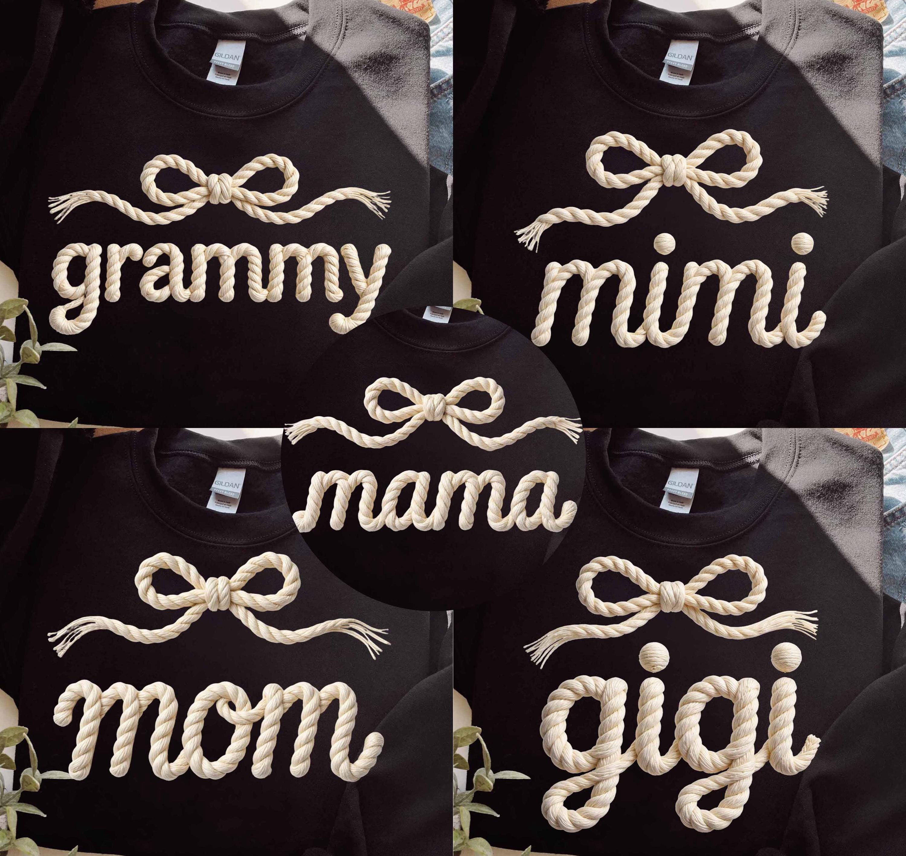Yarn Mama Grammy PNG Bundle, Grammy Mimi Gigi Mom Latch Hook Yarn Style ...