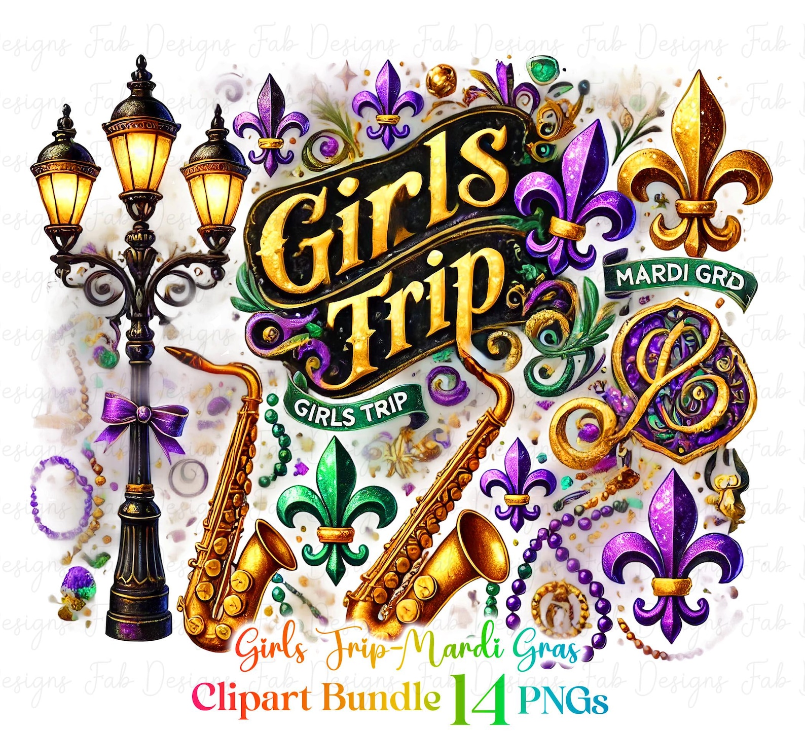 Mardi Gras Girls Trip Png Clipart New Orleans Bourbon St Digital