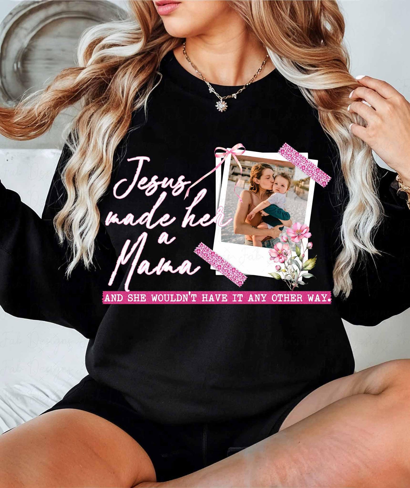 Jesus Mother's Day Png File Jesus Made Her A Mama Sublimation Design ...