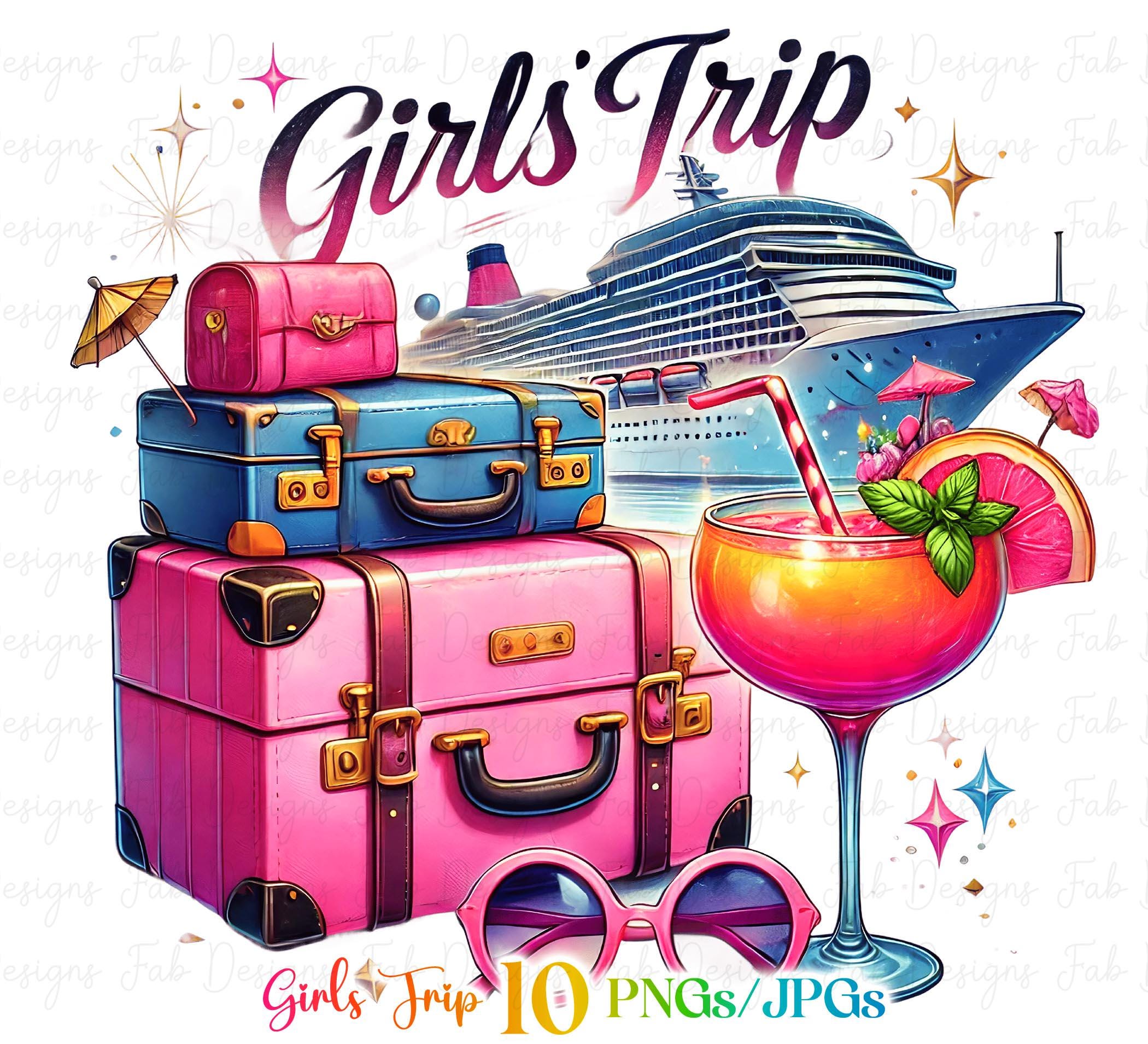 Girls Trip Sublimation Design: Tropical Cruise PNG (digital Download ...