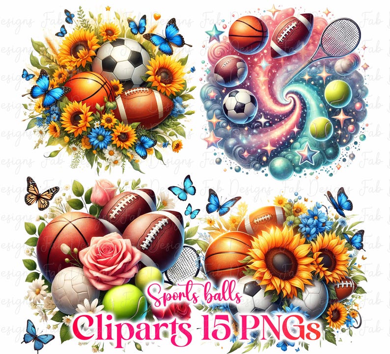 15 Sport Ball Clipart, Sport Ball, Sport Ball Clipart, Printable ...