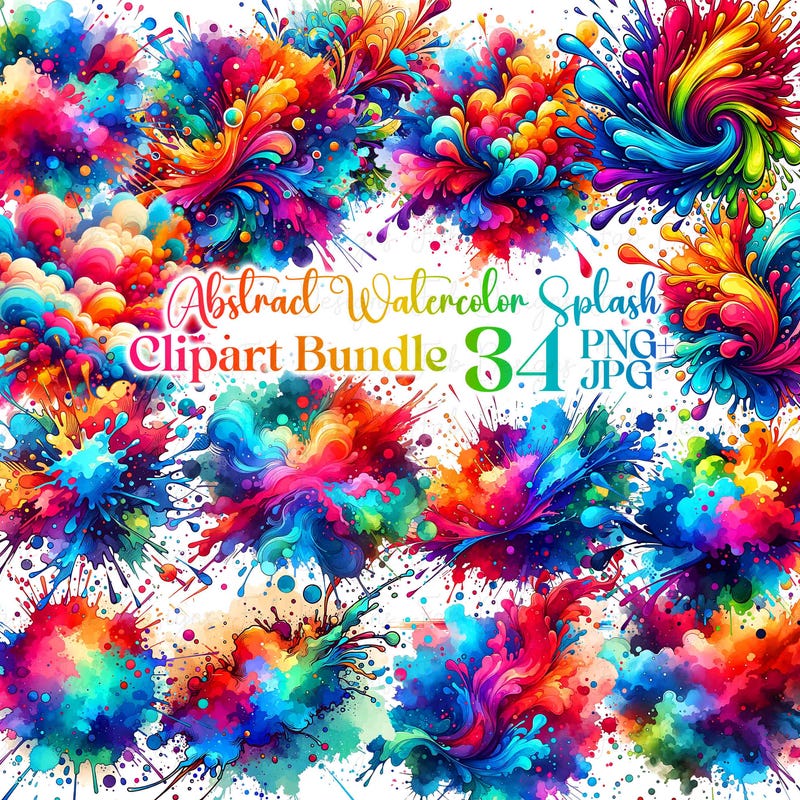 Blue and Pink Color Splash - Etsy