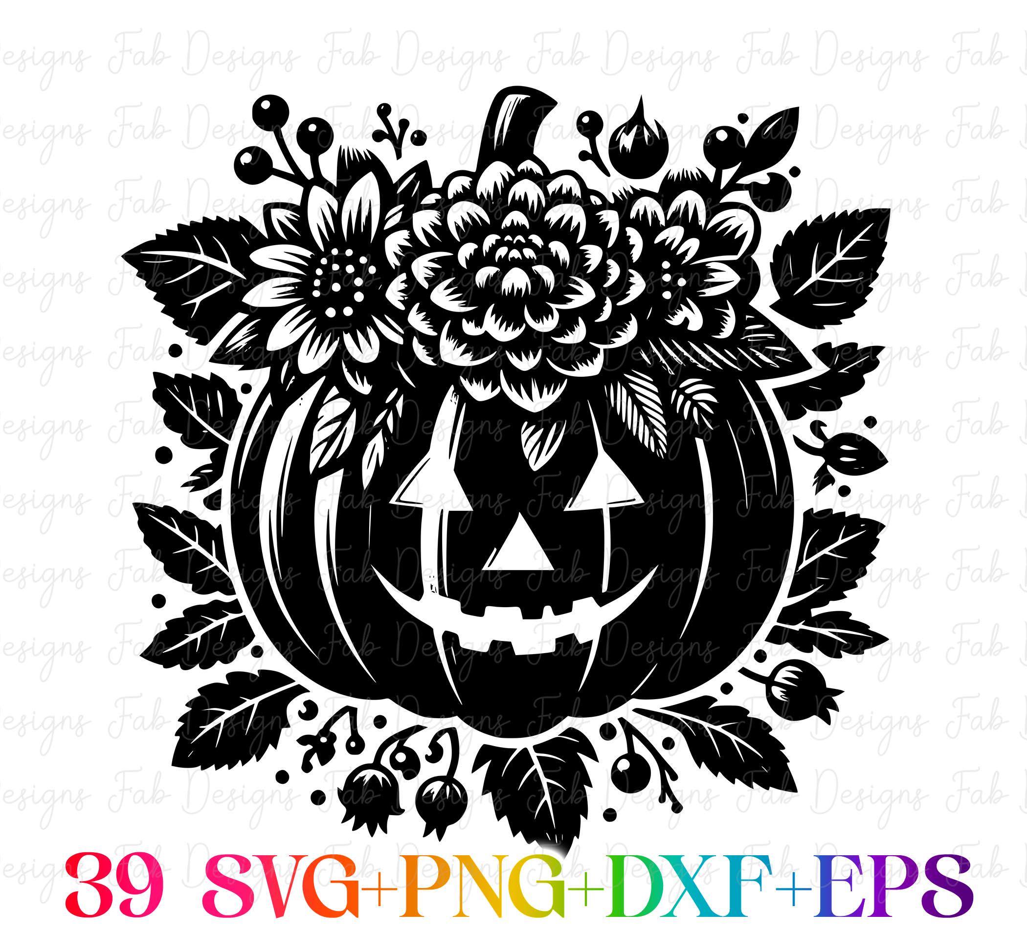 39 Halloween Pumpkin SVG Bundle, Halloween Svg, Thanksgiving, Fall Svg ...
