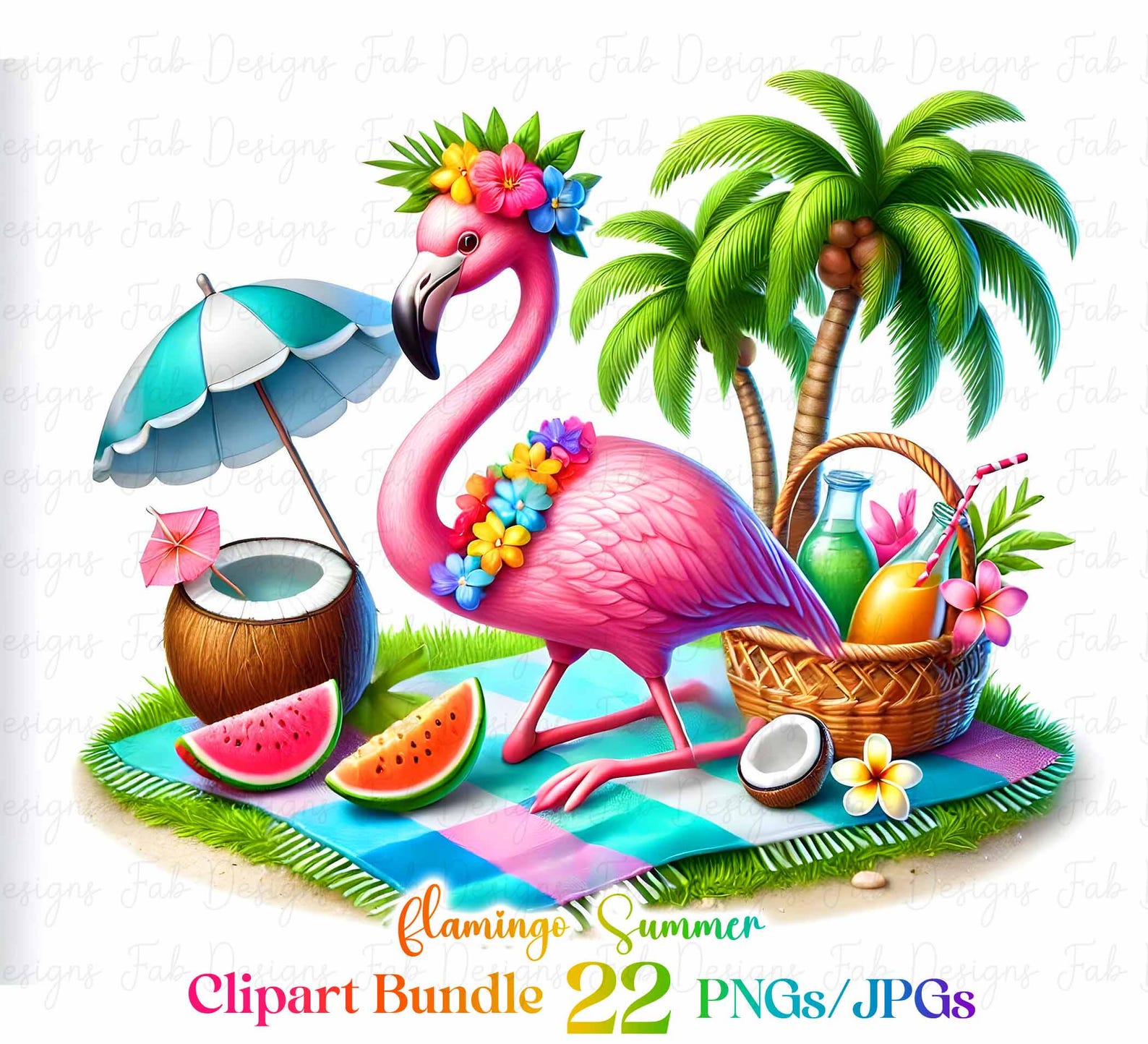 22 Cute Flamingo Clipart Png Cartoon Flamingo Digital Download Pink ...