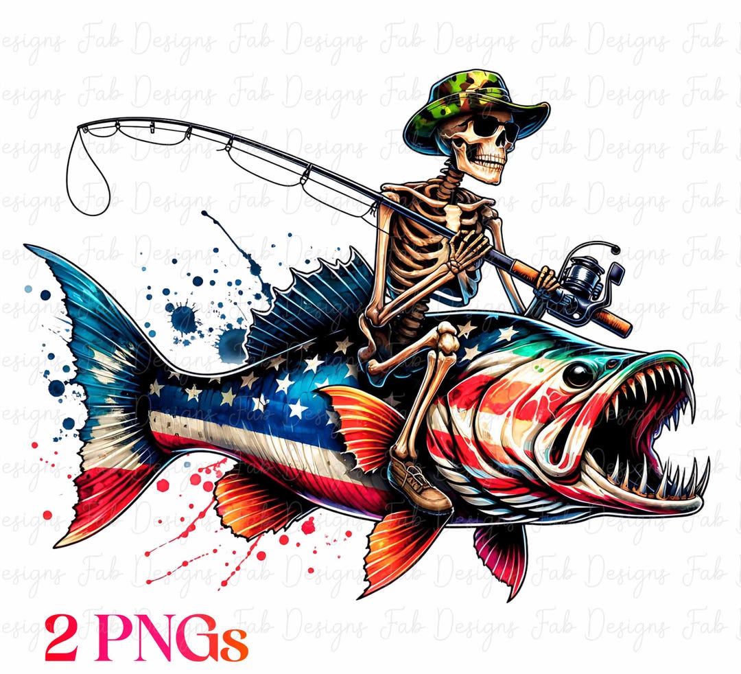 2 USA Fish Label PNG, Bass Png, Angler Png, Fish Patch Png, Frame ...
