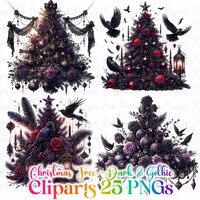 Gothic Christmas Clipart, Santa Png, Spooky Christmas, Vampire ...