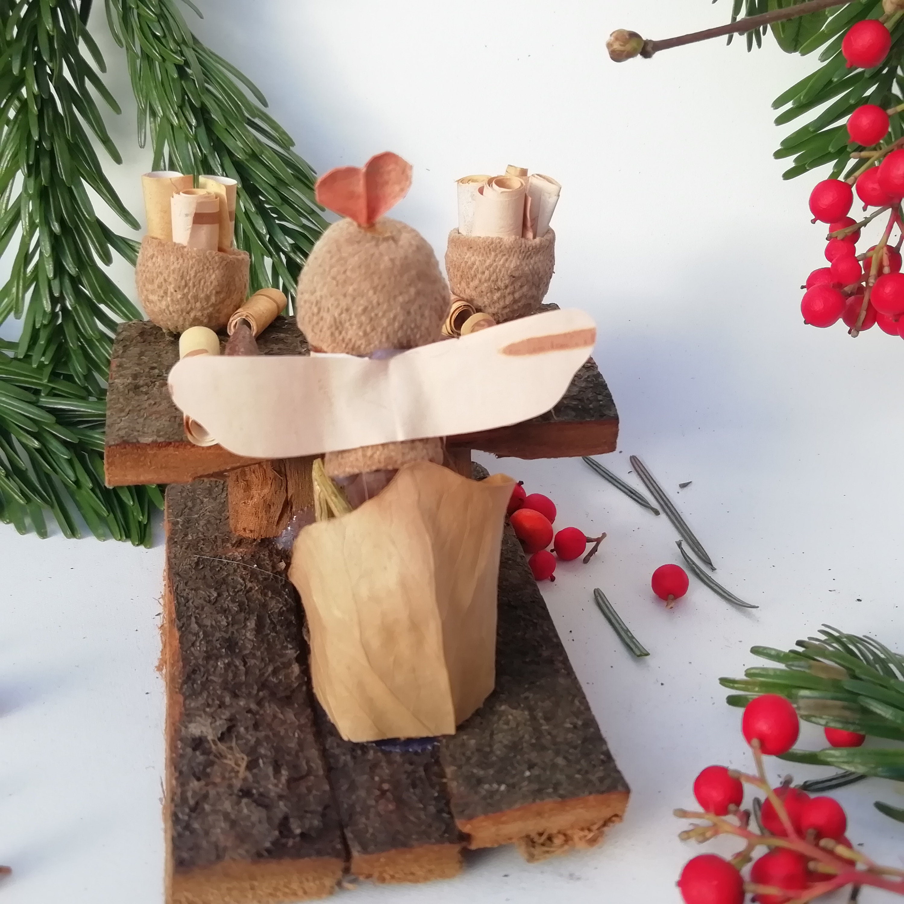 Acorn Elf is so Busy Working With All These Papers and Facing Deadlines ...