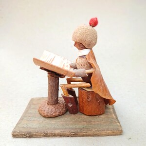 Medieval Scholar Acorn Elf - Nature-inspired Figurine - Etsy