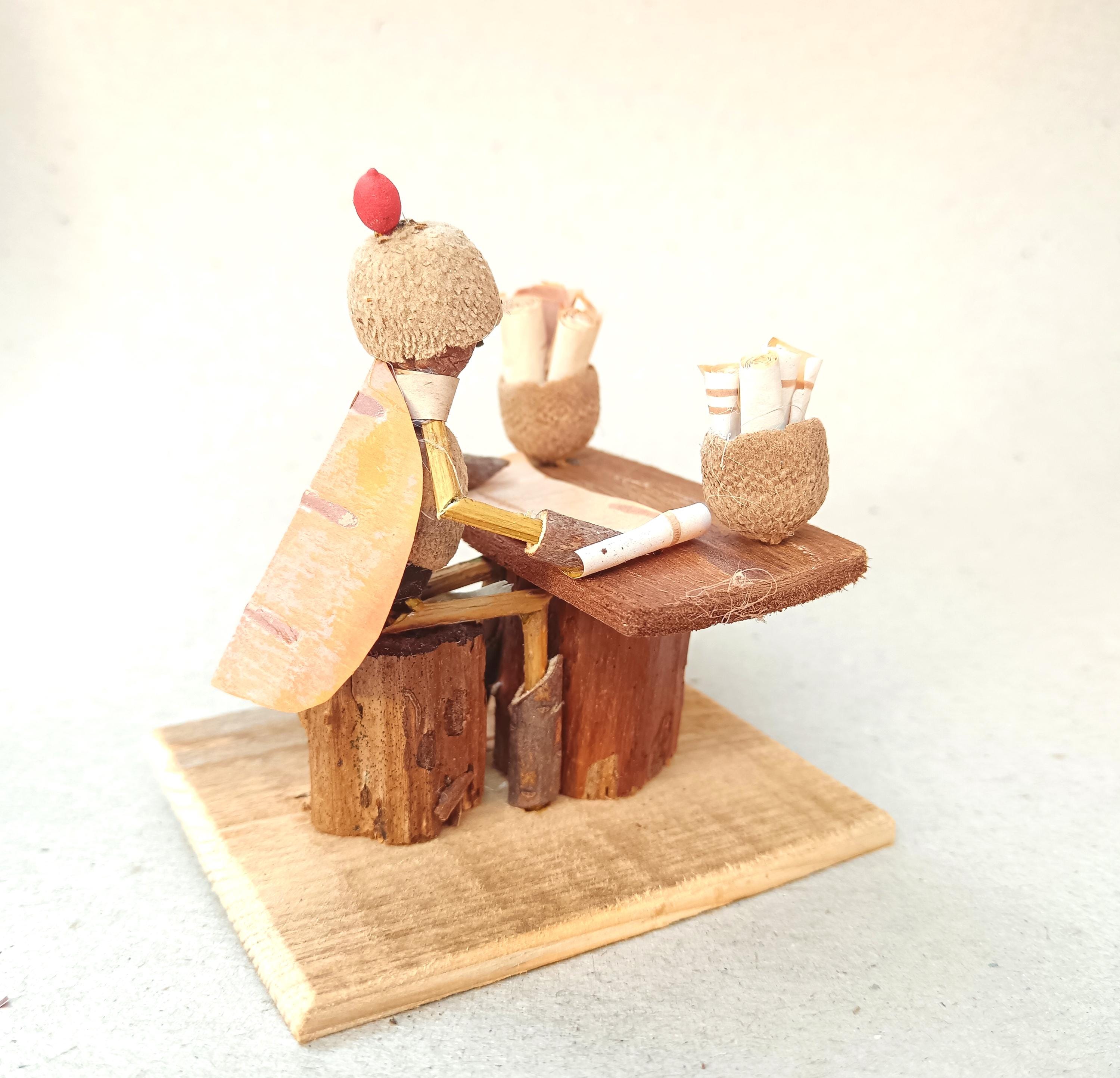 Acorn Elf is so Busy Working With All These Papers and Facing Deadlines ...