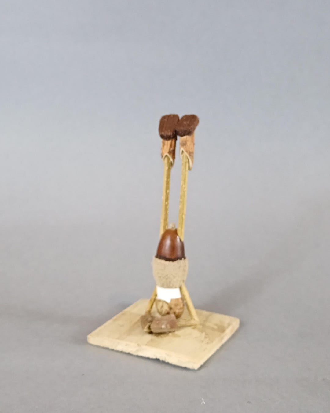Handmade Oak Elf Practices Yoga. Charming Nature Decor for Yoga Lovers ...