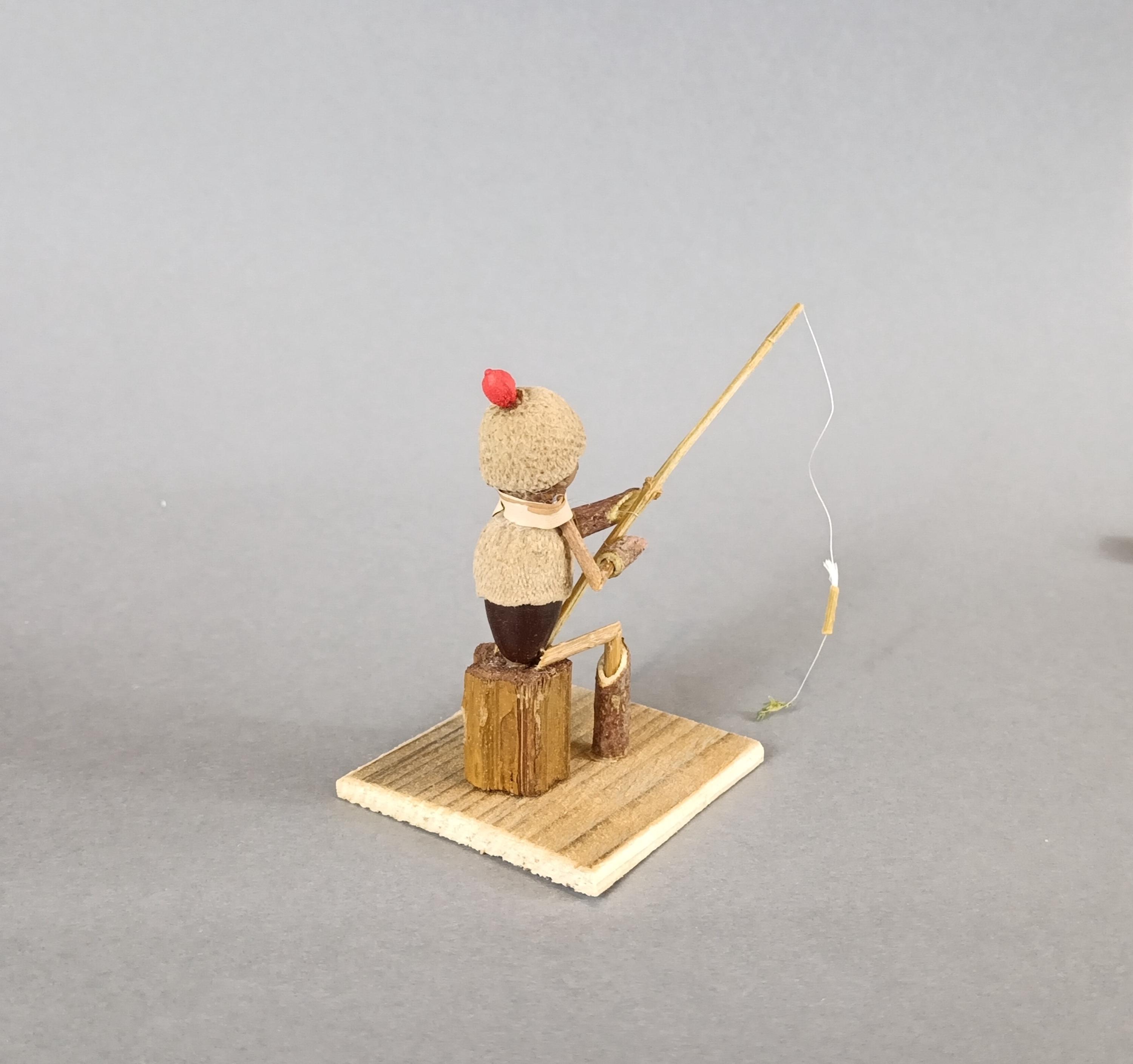 Charming Oak Elf Angler, Crafted From Natural Materials, Adds Whimsy to ...