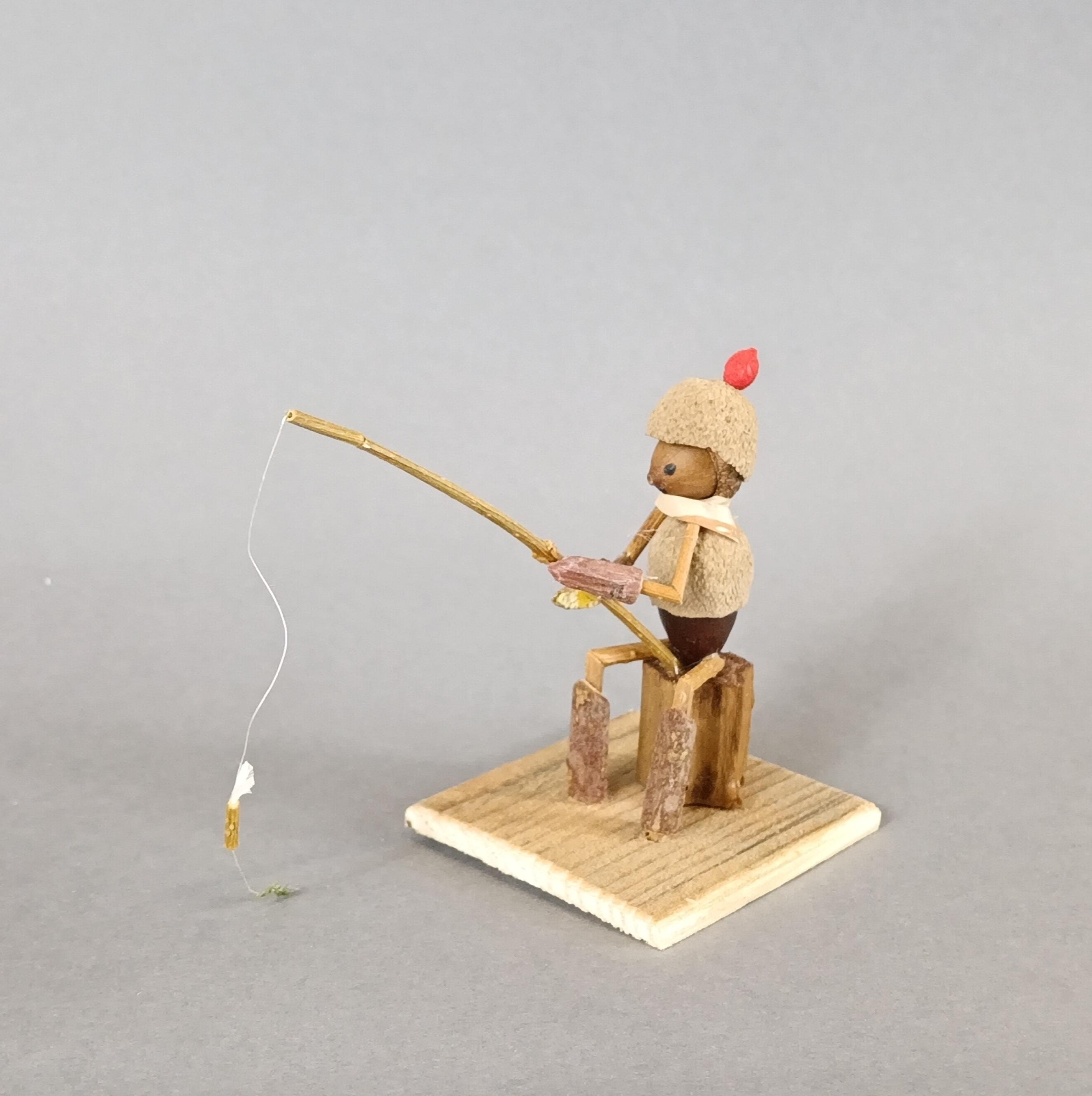 Charming Oak Elf Angler, Crafted From Natural Materials, Adds Whimsy to ...