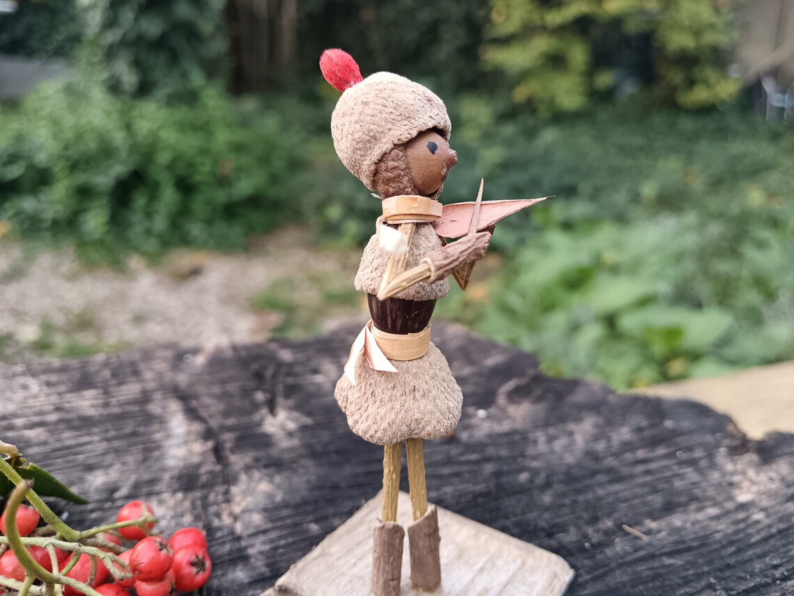 Whimsical Nature-inspired Fiddler Eco-friendly Musical Charm for ...