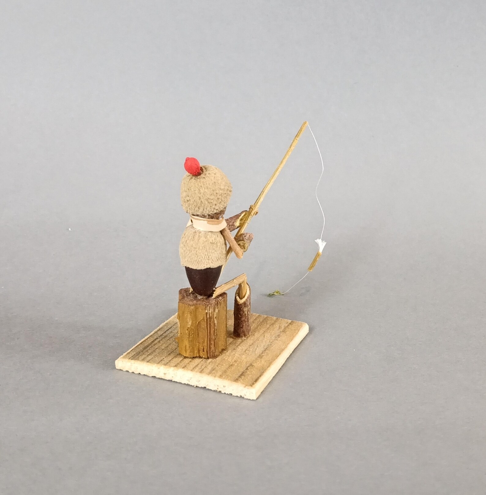 Charming Oak Elf Angler, Crafted From Natural Materials, Adds Whimsy to ...