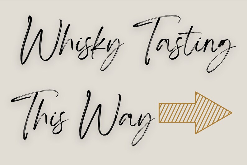 Whisky Tasting Flight Mat & Whisky Signs - Instant Download \ Whiskey ...