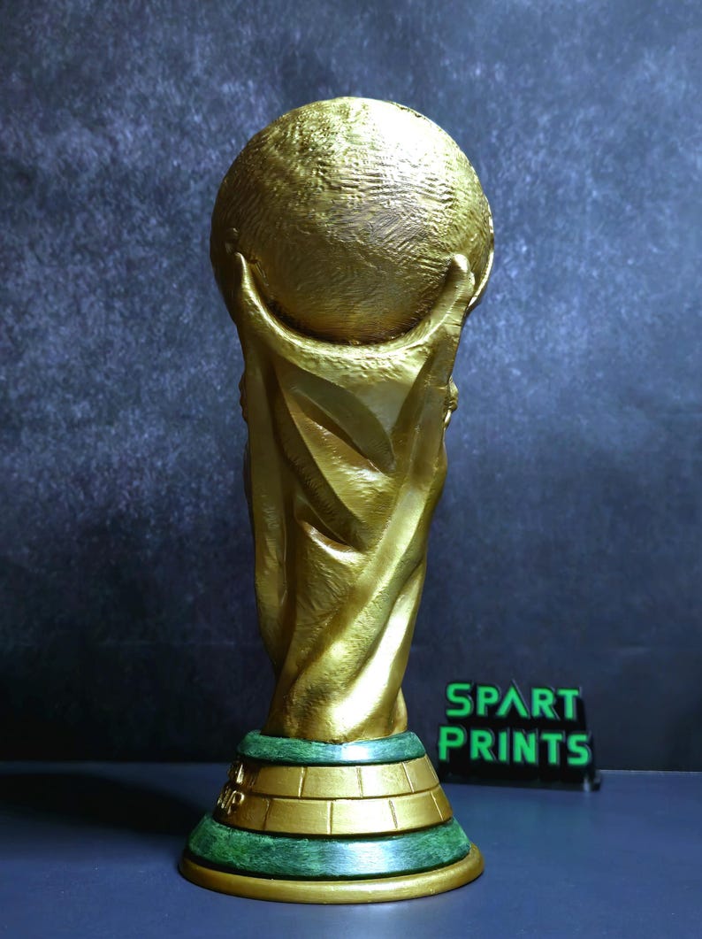 Lifesize 3D Printed & Hand-painted World Cup Trophy Replica – A ...
