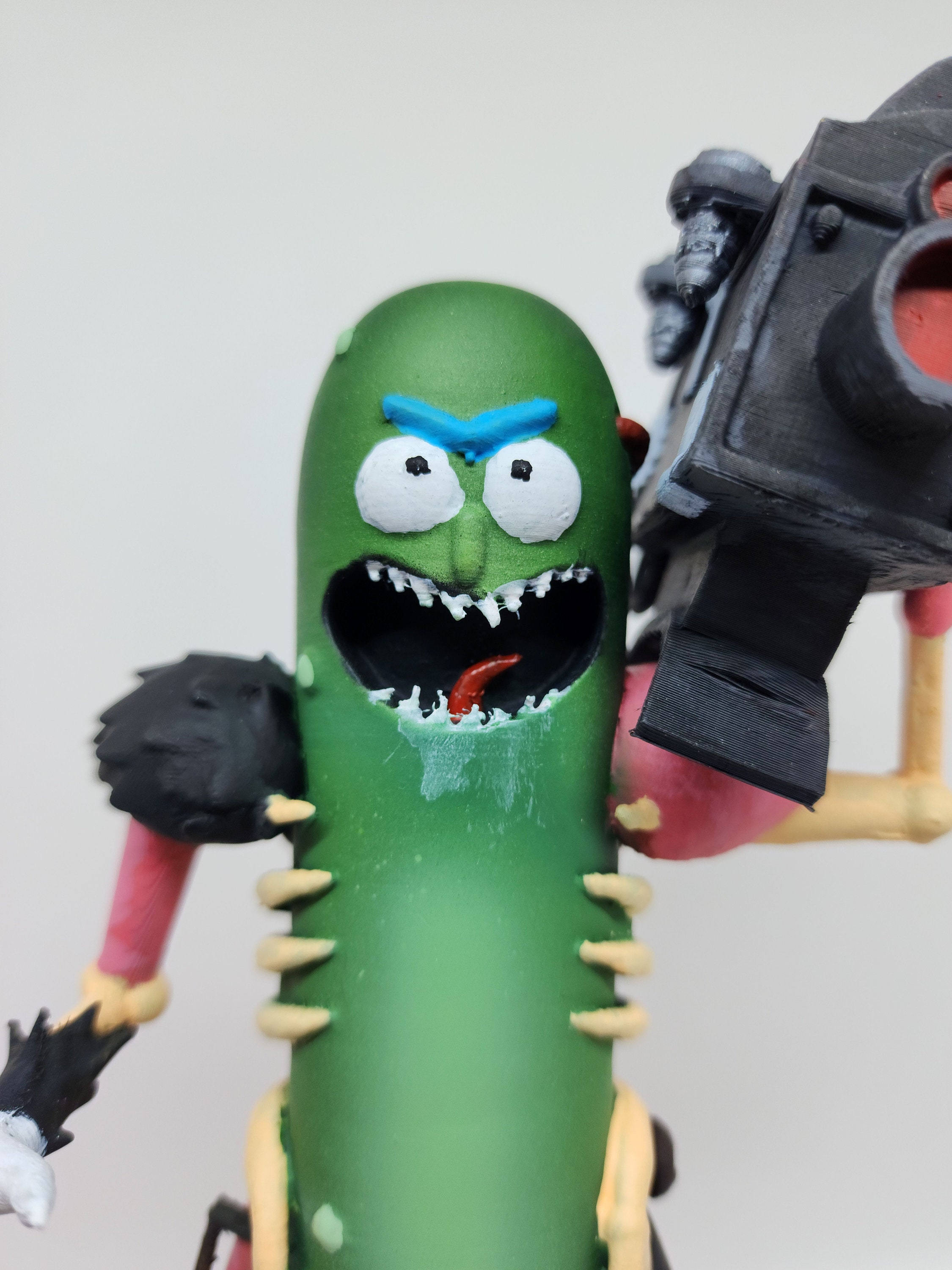 Pickle Rick Bust - Etsy